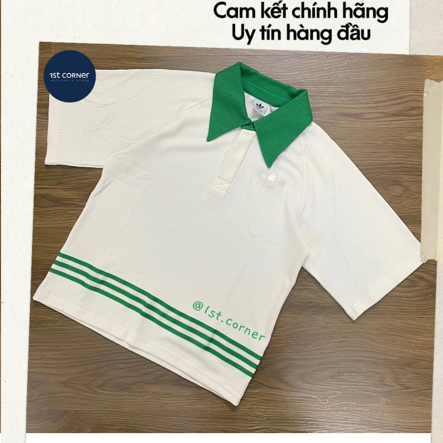 Áo thun polo Adidas chính hãng - Knit polo oversize (IB2032) | Shopee ...