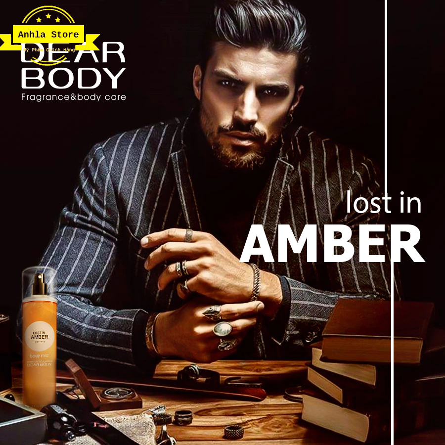 Xịt Thơm Toàn Thân Cho Nam Dear Body Lost in Amber - Body Mist Dear ...