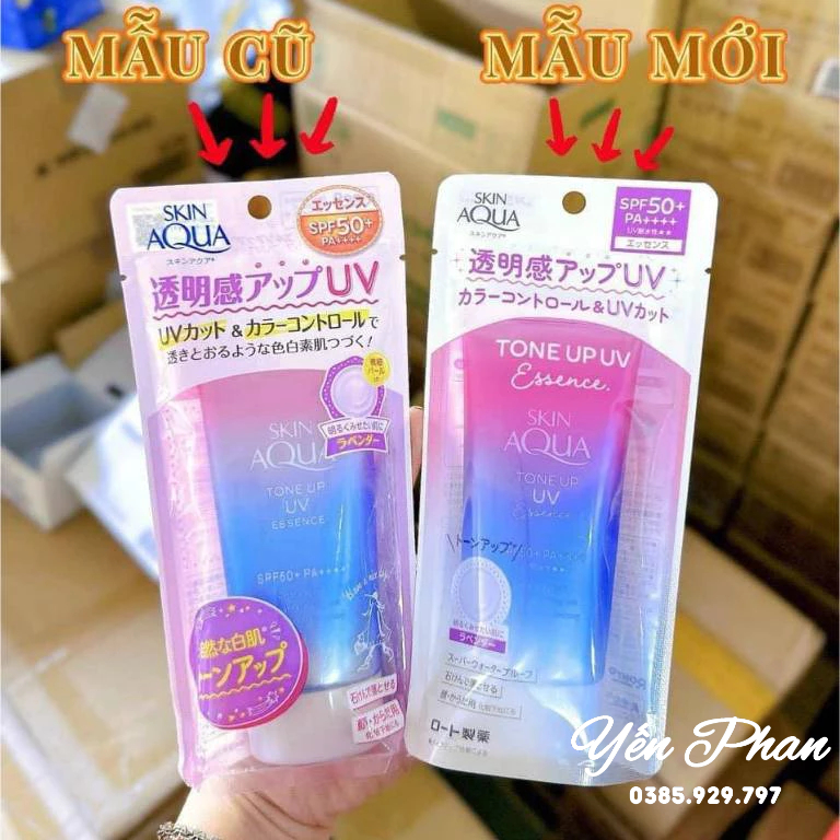 MẪU MỚI - Kem Chống Nắng Nâng Tone Skin Aqua Tím Nhật Bản - KCN | Shopee Việt Nam