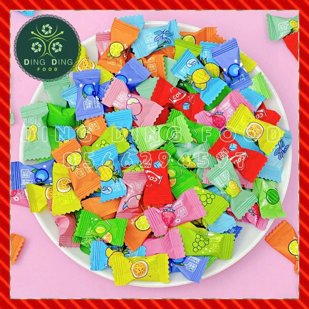 Mới - 100g Kẹo Ngậm Không Đường Thơm Miệng Vị Trái Cây VitaminC (Hàng ...
