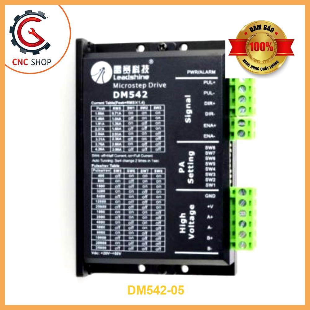 Driver điều khiển động cơ bước DM542-05 M542 Leadshine | Shopee Việt Nam