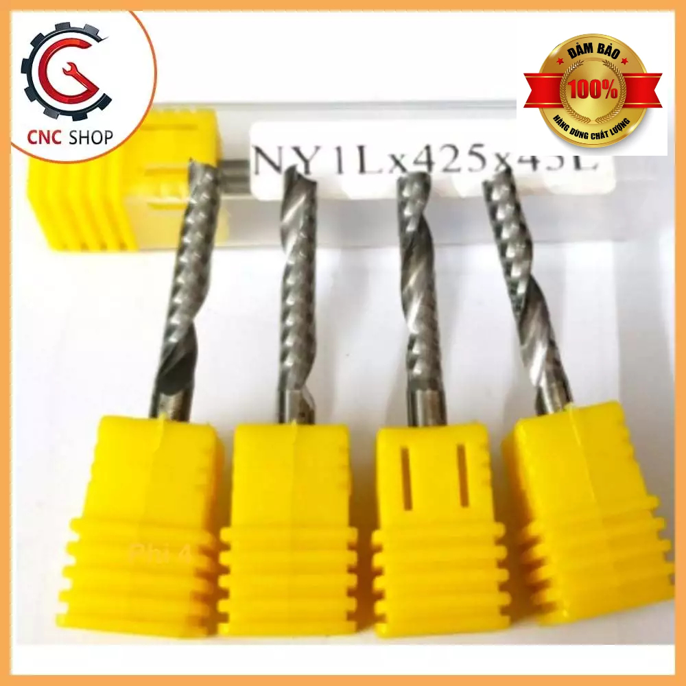 Mũi Phay CNC Xoắn 1 Me 4mm | Shopee Việt Nam