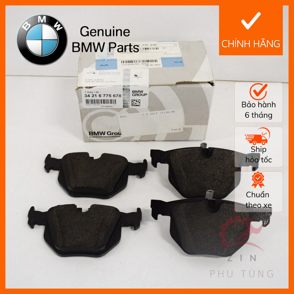 [CHÍNH HÃNG] Má phanh sau ( bố thăng sau ) BMW 3 series 310i 320i 325i ...