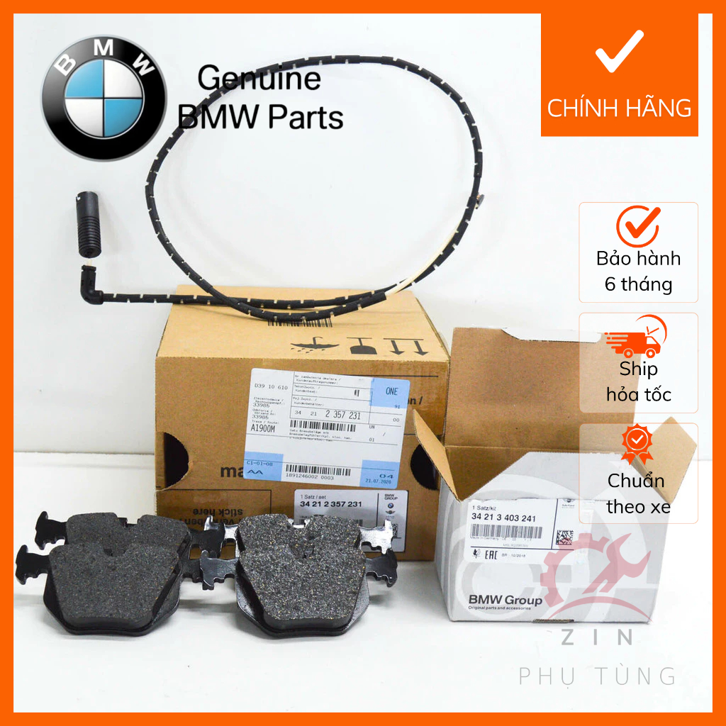 [CHÍNH HÃNG] Má phanh sau ( bố thăng sau ) BMW + WEAR SENSOR E83 X3 ...