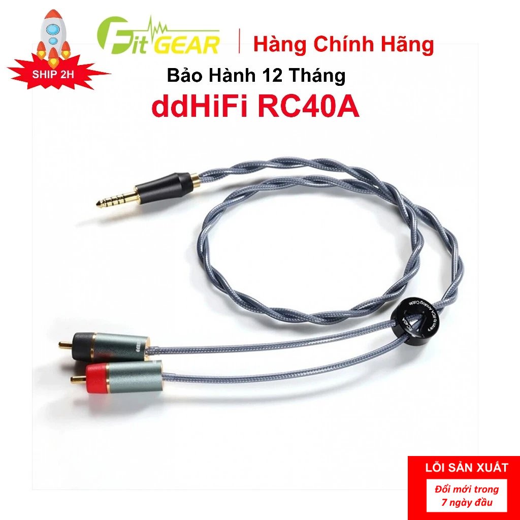 Dây 4.4mm sang RCA ddHiFi RC40A Chính Hãng | Shopee Việt Nam