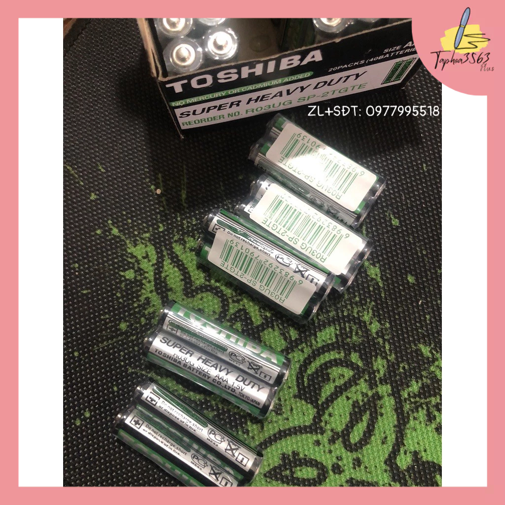 Pin Toshiba AAA Điều Khiển Nhỏ (Hộp 40 Viên) | Shopee Việt Nam