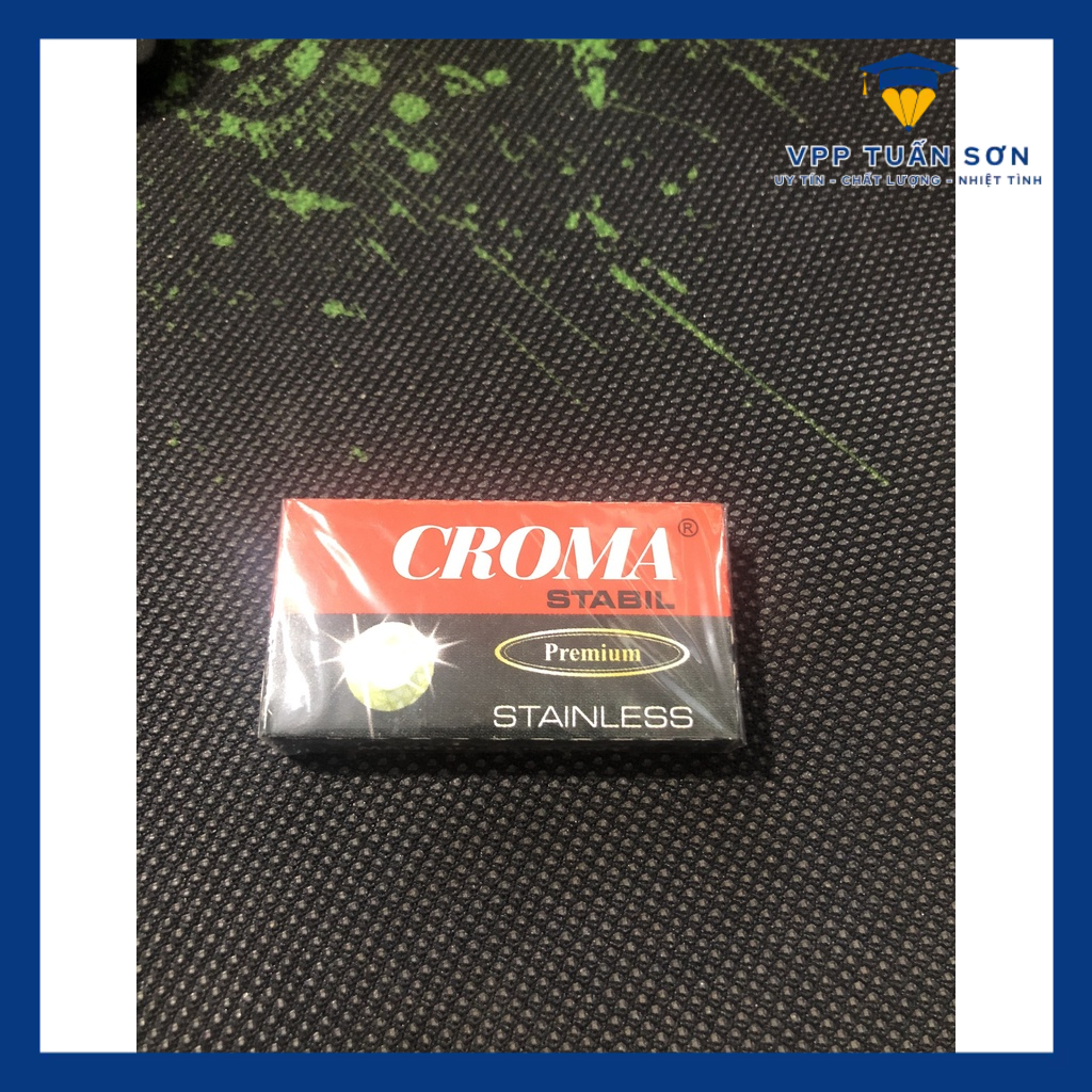 Hộp 10 Lưỡi Dao Tem CROMA | Shopee Việt Nam
