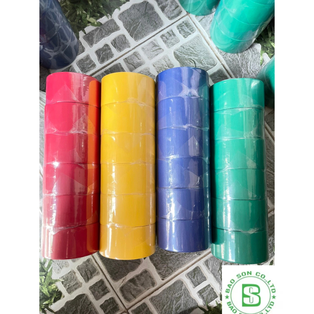 Băng keo simili, Combo 1 cây băng keo simili xanh dương 3.6cm, 4.8cm ...