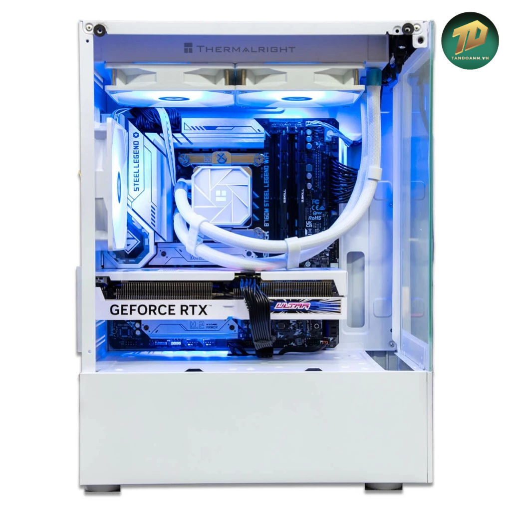 Vỏ case máy tính Infinity Aqua M White – Micro-ATX Chassis ( tặng kèm 1 ...
