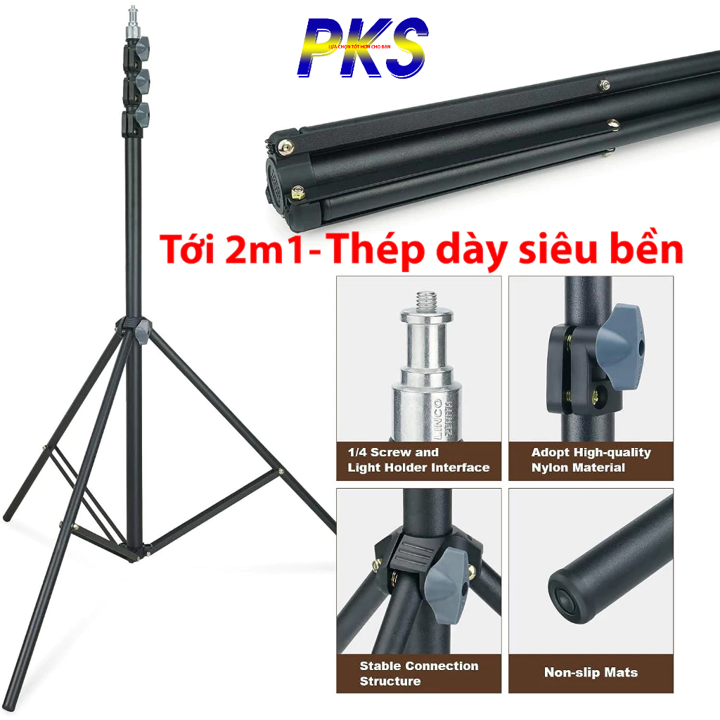 Gậy livestream chân đèn cao cấp Linco Zenith 8806 loại xịn cao 2m1 siêu ...