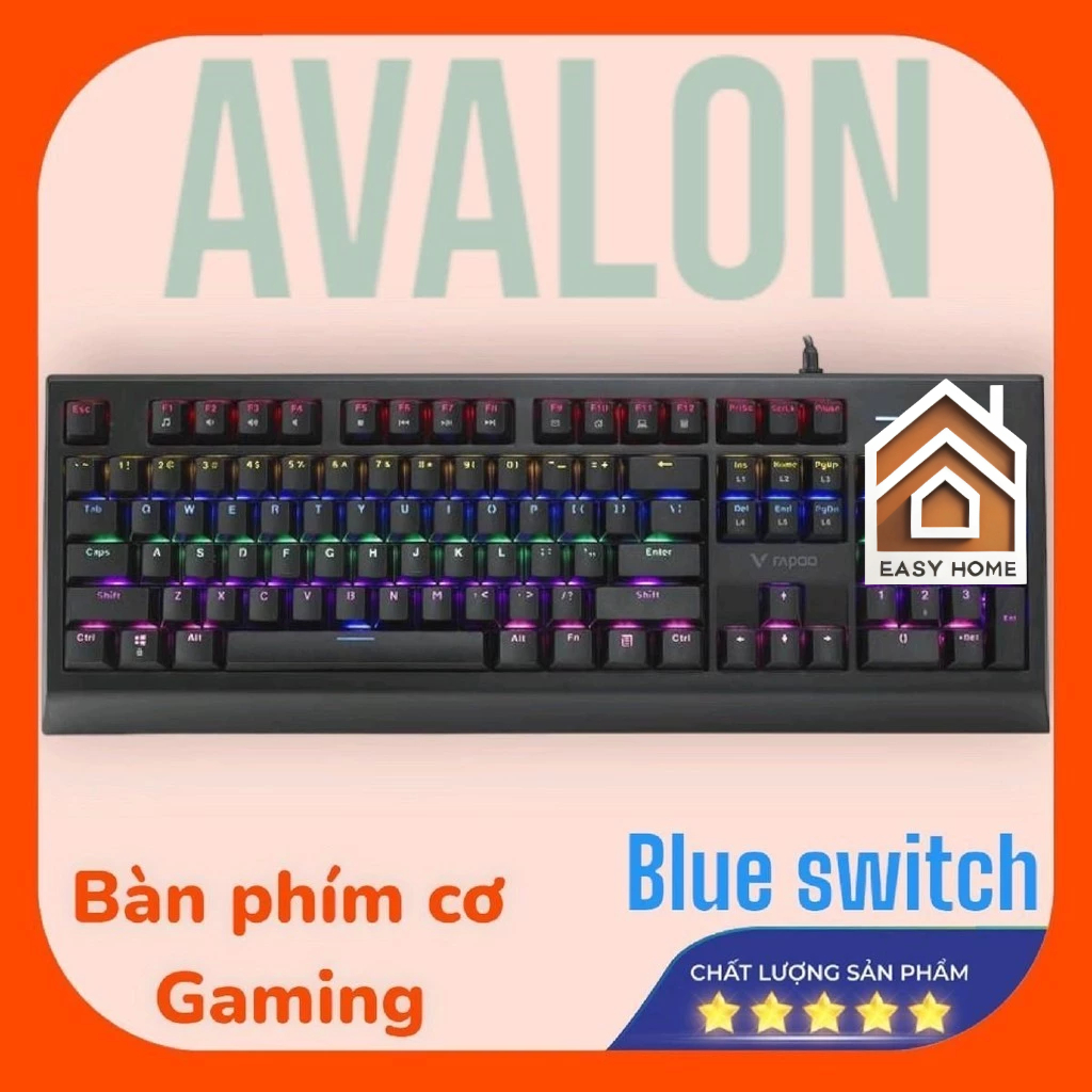 Bàn phím cơ Gamming fullsize hãng AVALON (Blue Switch) eSport ...