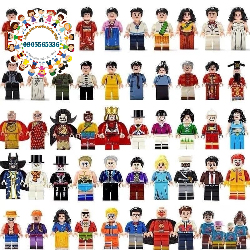 MÔ HÌNH ĐỒ CHƠI LẮP RÁP Lego Người MINI FIGURE NHÂN VẬT HOẠT HÌNH CẢNH ...