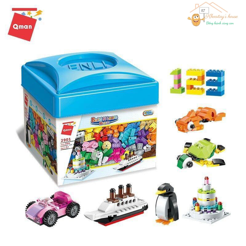 Bộ lego 460 chi tiết (Qman 2901) | Shopee Việt Nam