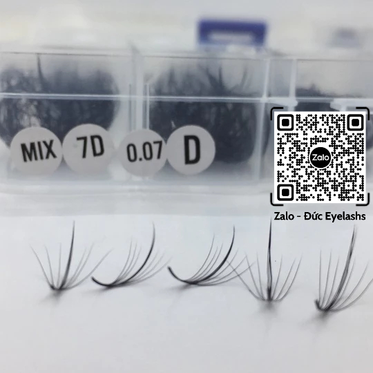 Mi fan 7D Wispy Mix size 9-16mm 0.07 C-D_Dụng cụ nối mi_mi fan giá rẻ ...