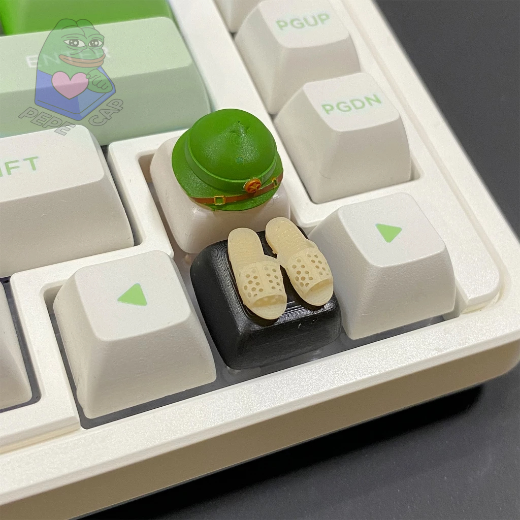 Keycap Mũ Cối - Nút bàn phím Dép Tổ Ong - Set Chú Bộ Đội - Độc quyền Từ ...