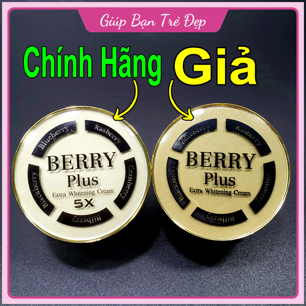 Kem Berry Plus 5x Chính Hãng Thái Lan 20gr - Kem 4K Trái Cây Loại Bỏ ...