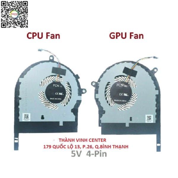 FAN CPU + GPU Asus ROG TUF Gaming FX504 FX504GD FX504GE FX504FE FX504GM ...
