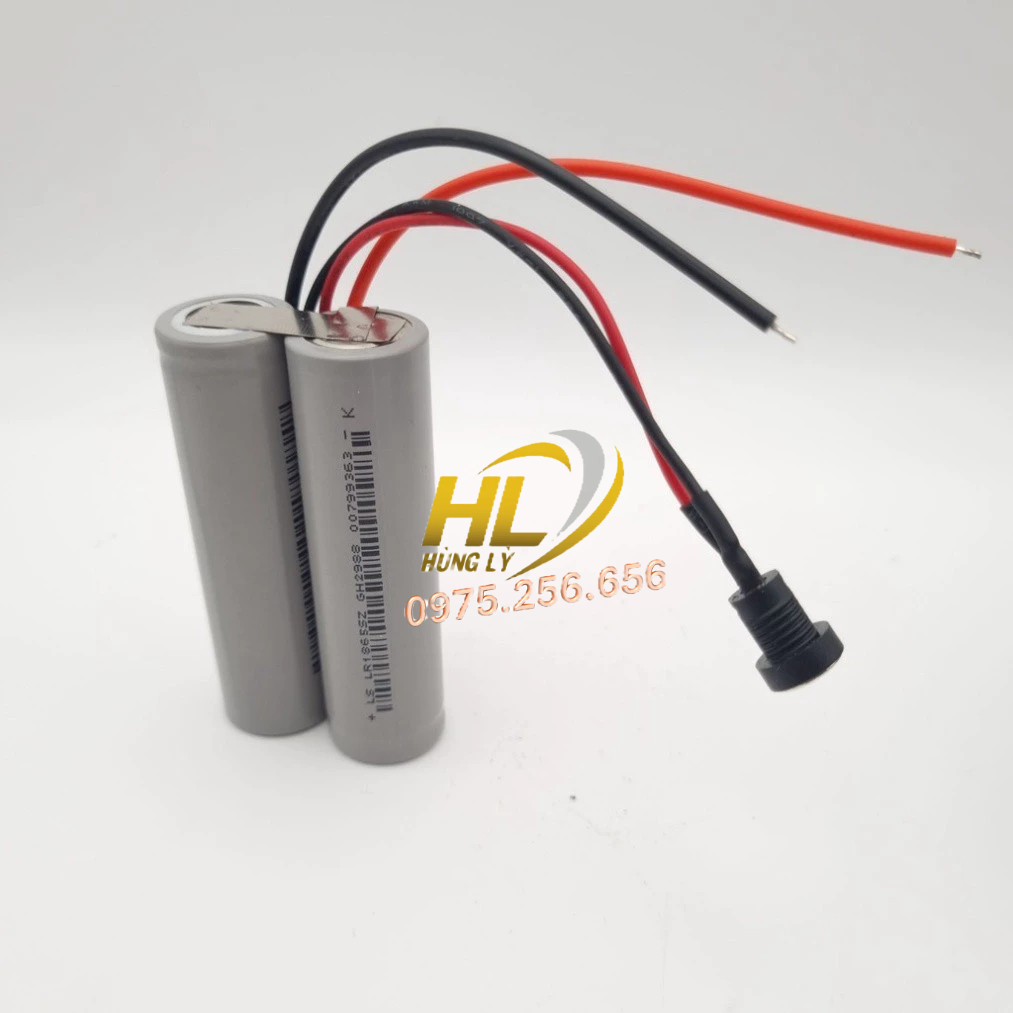 Khối pin lithium 2s 7,4v - 8,4v 2600mah có mạch bảo vệ. sử dụng cell ...