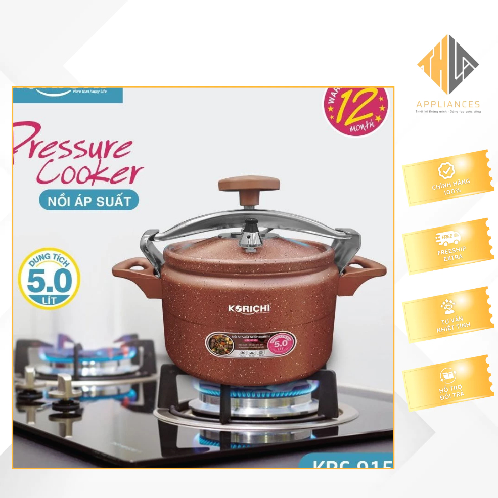 Nồi Áp Suất Cơ Đáy Từ Korichi 5l Krc-9150 Và Krc 9170 Dung Tích 7l | Shopee Việt Nam