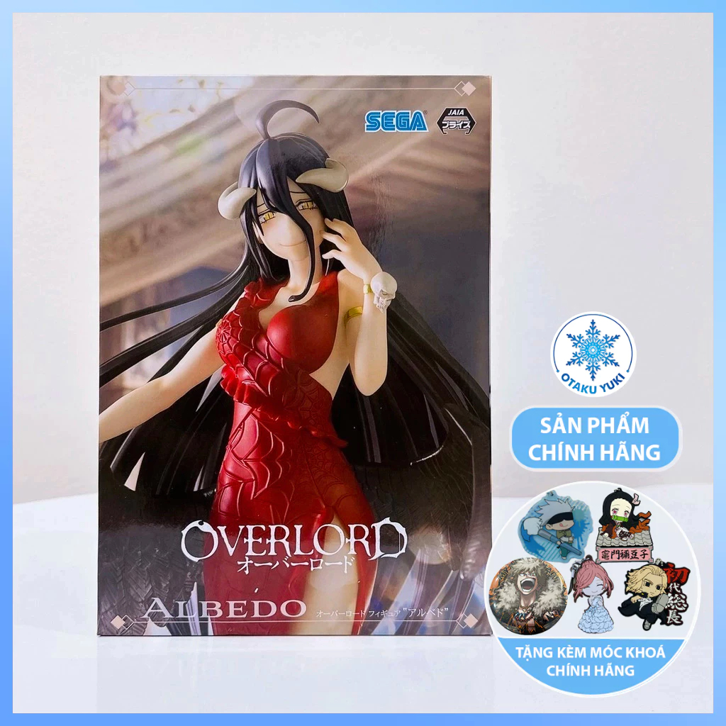Mô Hình Albedo Red Dress - Figure Chính Hãng Overlord (SEGA) | Shopee ...