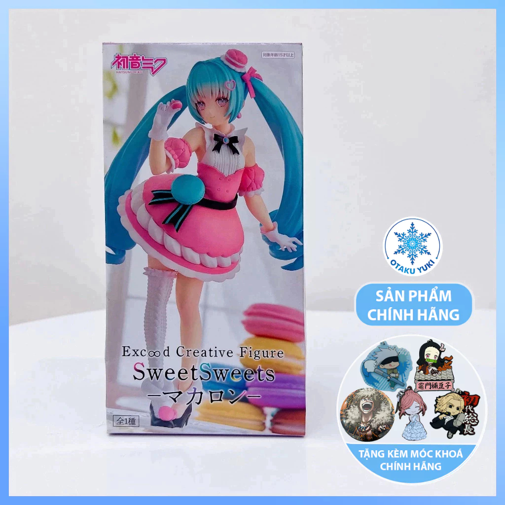 [Chính Hãng] Mô Hình Hatsune Miku Sweet Macaron Ver. Figure (Furyu ...