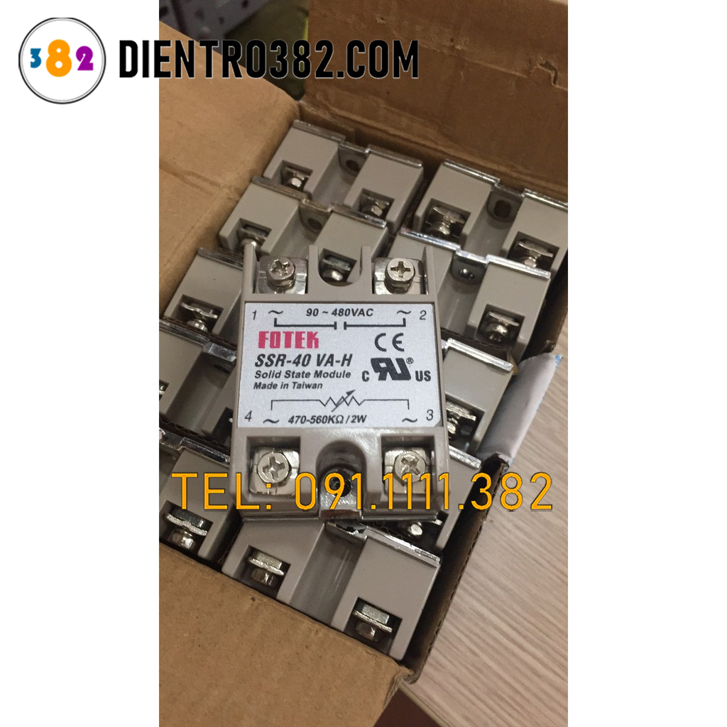 [Giá gốc] Rơ le bán dẫn, Solid State Module SSR - 40DA 40VA 40AA ...