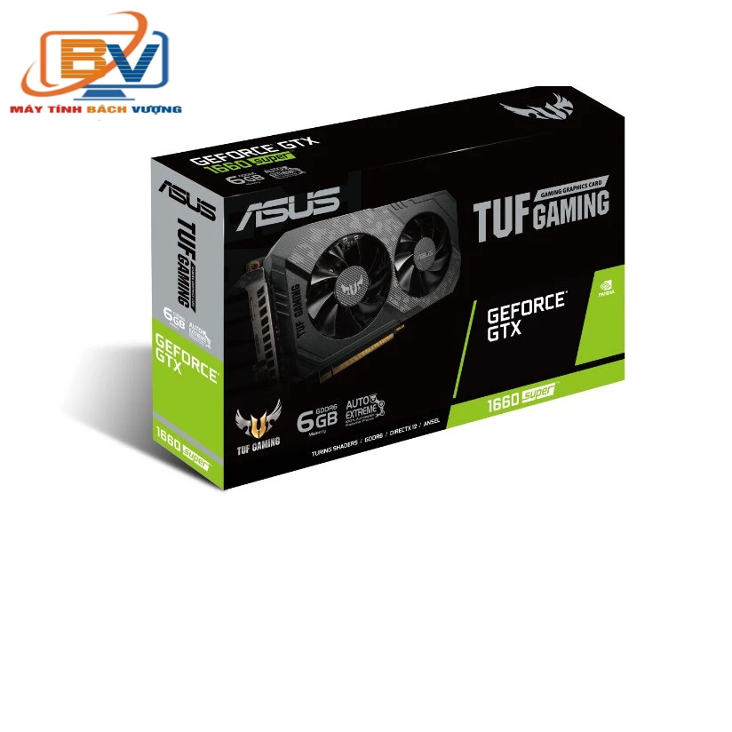 VGA ASUS TUF GAMING GTX 1660 SUPER 6GB NEW BOX - BH 36T | Shopee Việt Nam