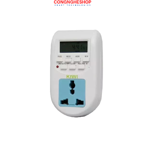 Ổ cắm hẹn giờ Điện tử Kiwi KW S11E - Tự động bật tắt theo lịch trình | Shopee Việt Nam