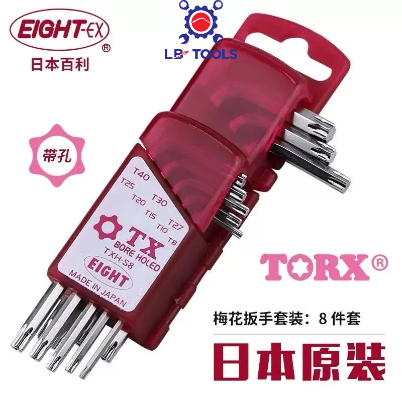 Bộ hoa thị, hoa khế có lỗ Eight Nhật TXH-S8 - Bộ lục giác bông Made in ...