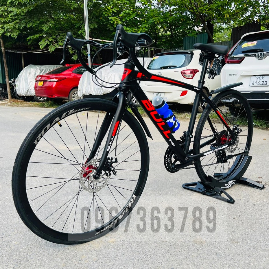 Xe Đạp Đua Road BULL C400 Model 2024 Khung Nhôm Sơn Tĩnh Điện, Vành ...