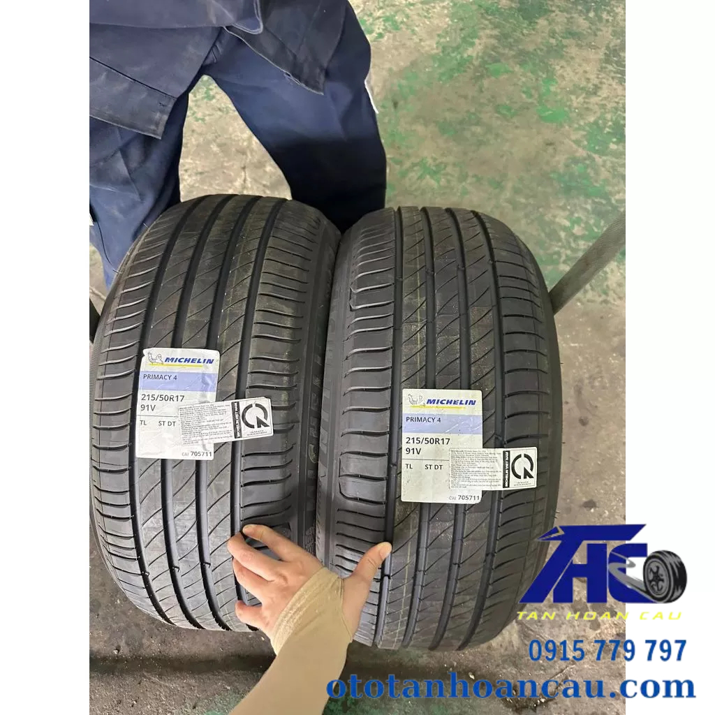 Giá lốp Michelin 215/50R17 Primacy 4ST thay lốp ô tô nhận bộ quà 600k- ô Tô Tân Hoàn Cầu tặng 20 ...