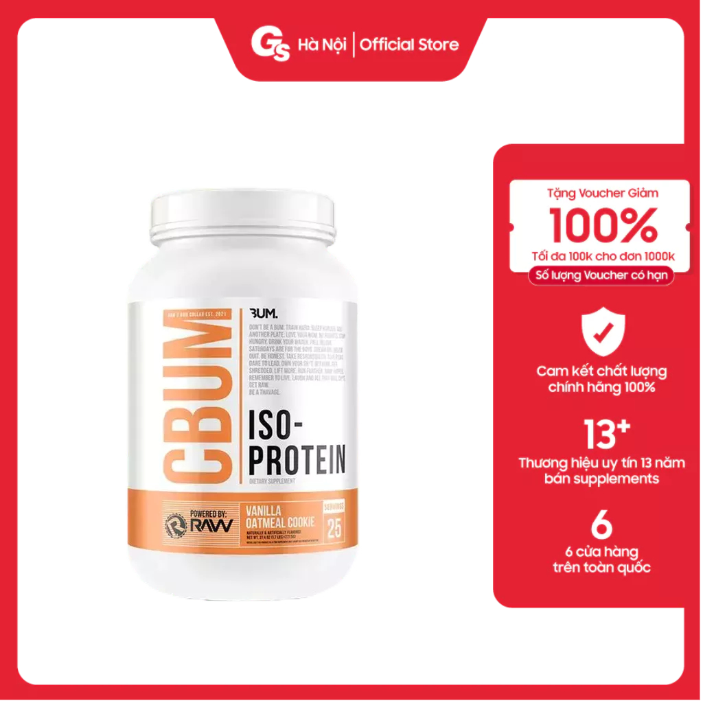 Cbum ISO Protein (25 Serving) nhập khẩu Mỹ phân phối chính hãng ...