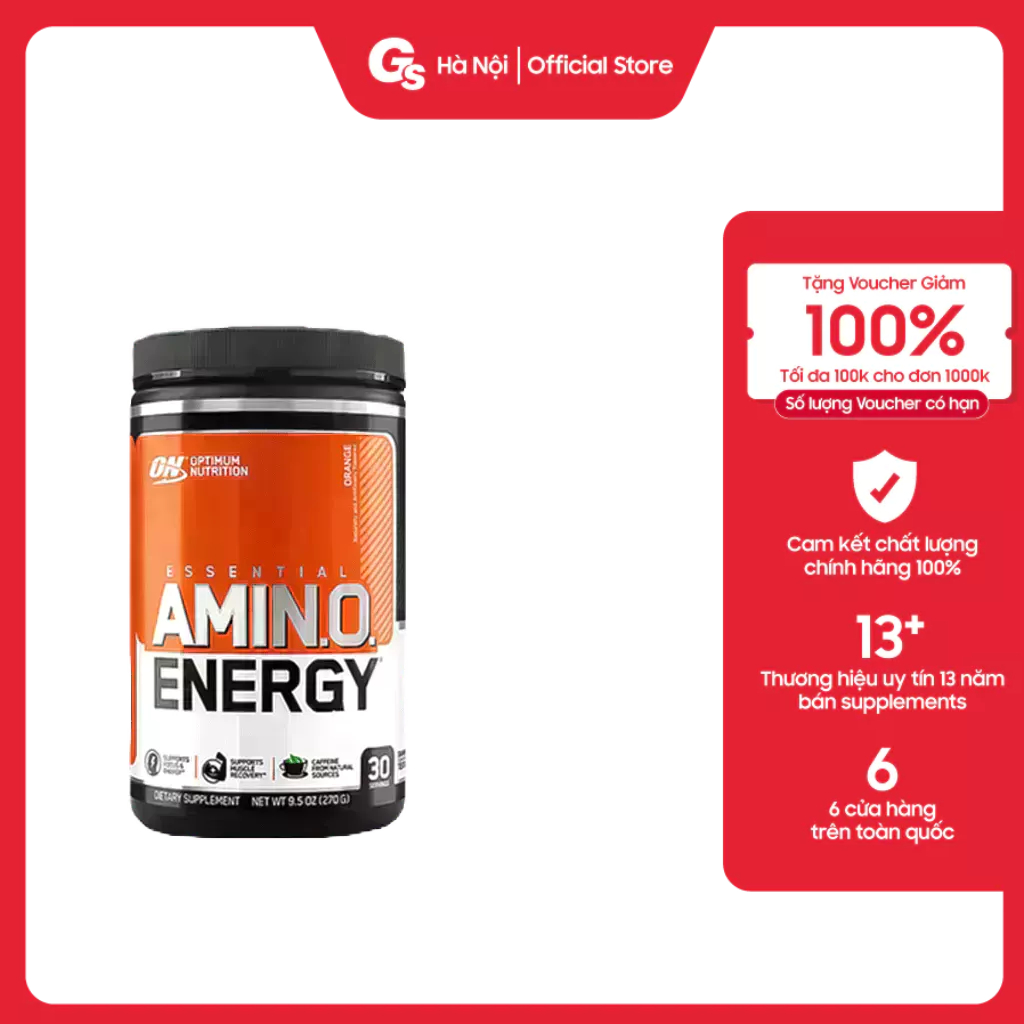 Bột ON EAA Essential AMINO Energy, 30 Servings (270 Gams) nhập khẩu Mỹ ...