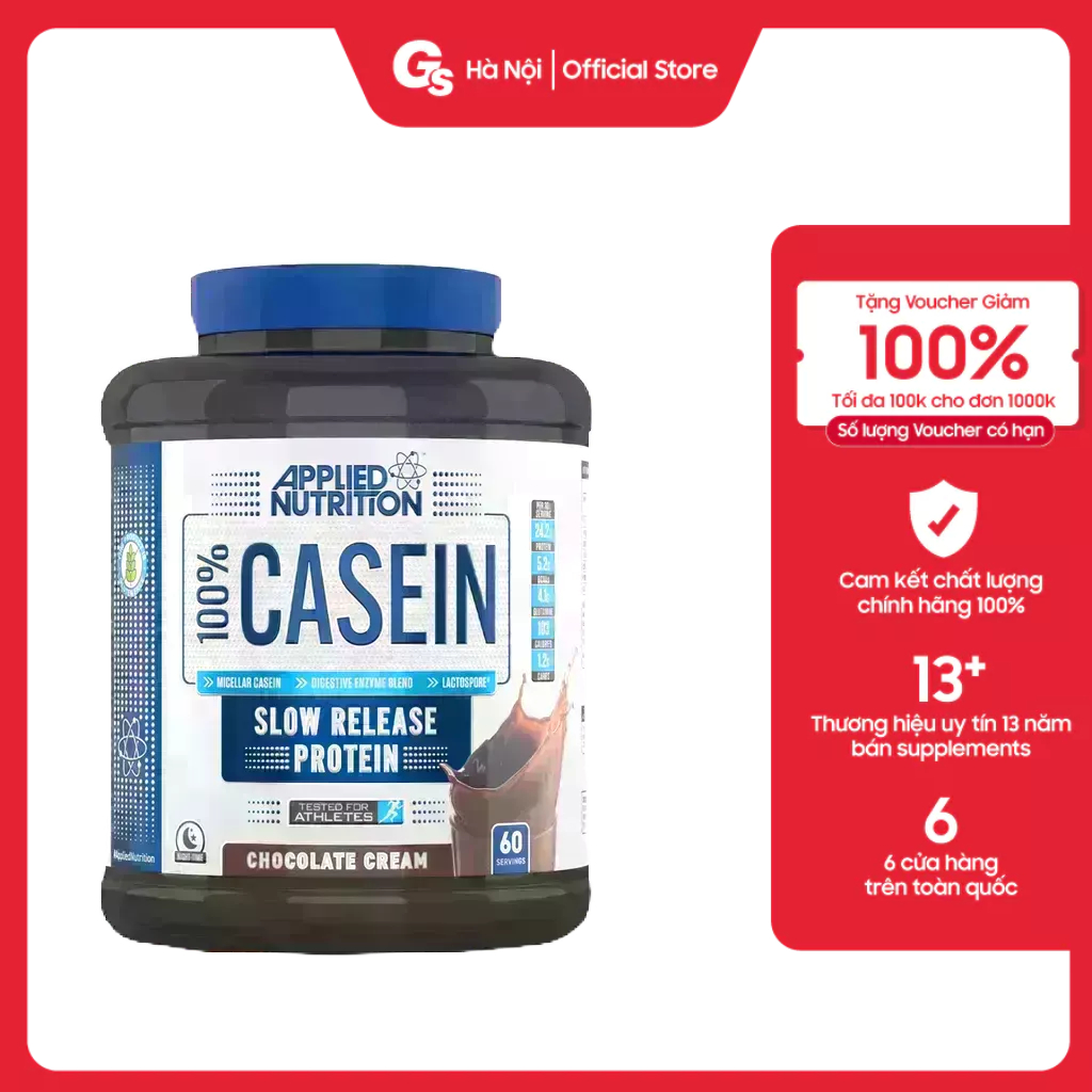 Sữa phục hôi và phát triển cơ bắp Applied 100% Micellar Casein Protein ...