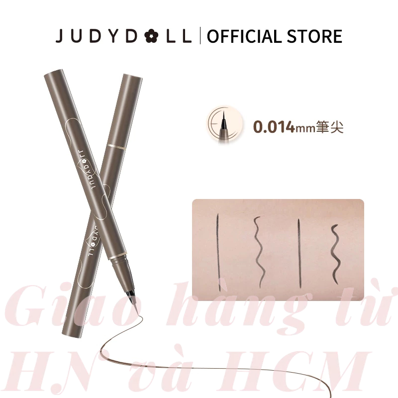 Bút kẻ mắt eyeliner JUDYDOLL đầu bút siêu mảnh siêu mịn thon gọn không thấm nước khô nhanh lâu ...