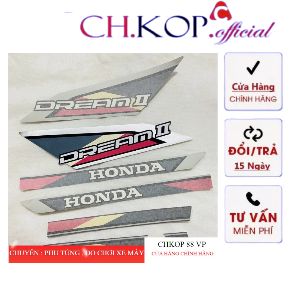 Tem Dream Thái Hồng Chữ To 3 lớp zin -Tem Dán Xe Hàng Đẹp Lắp Được Cả ...