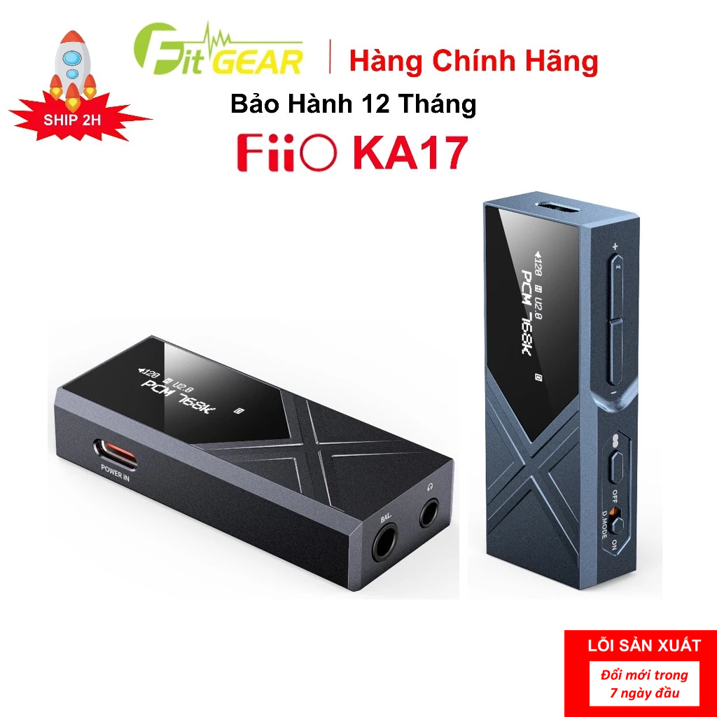 Bộ Giải Mã Di Động DAC/AMP FiiO KA17 Chính Hãng - Bảo Hành 12 Tháng ...