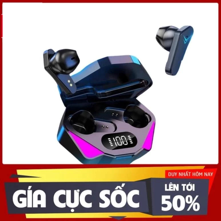Tai Nghe Bluetooth X15 Pro Phiên Bản Gaming Chất Lượng Cao Led RGB Trễ ...