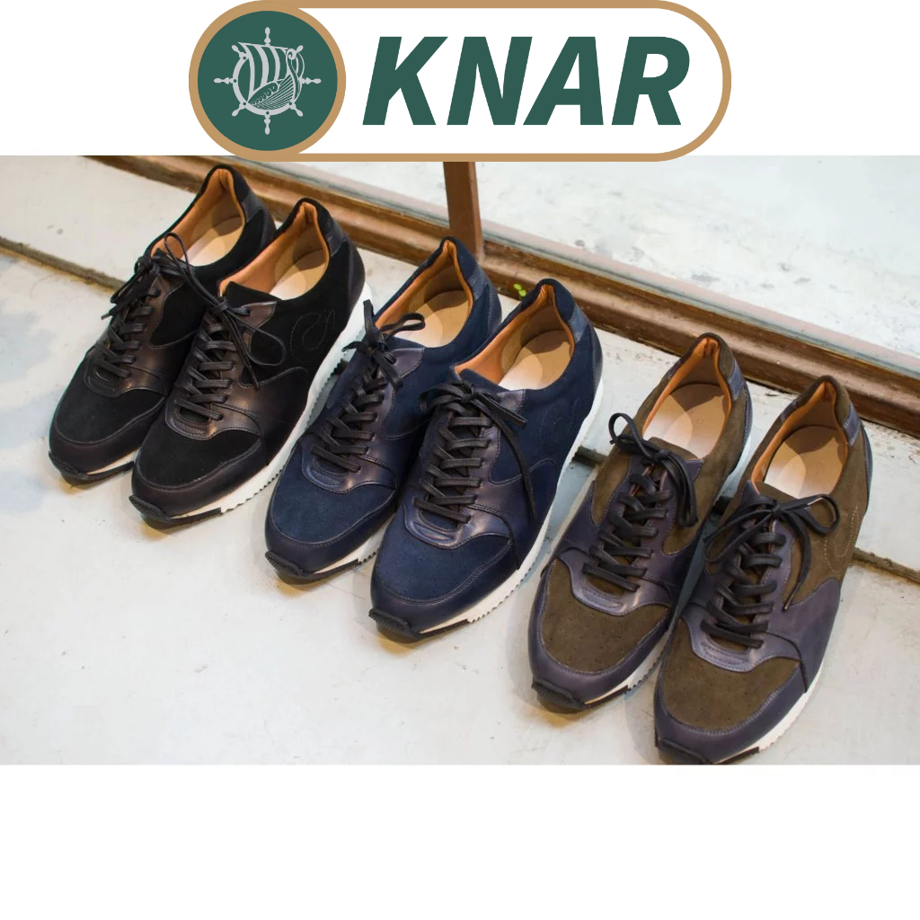 Giày Sneaker Nam Cao Cấp Bao Gồm 4 Màu Chất Liệu Da Bê Nhập Khẩu Thương ...