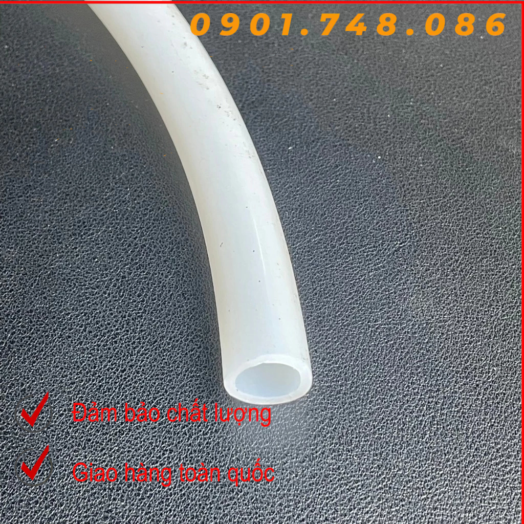 Ống silicon, ống silicon chịu nhiệt, ống silicon mền phi 1, 2, 3, 4, 5, 6, 7, 8, 9, 10, 12, 14 ...