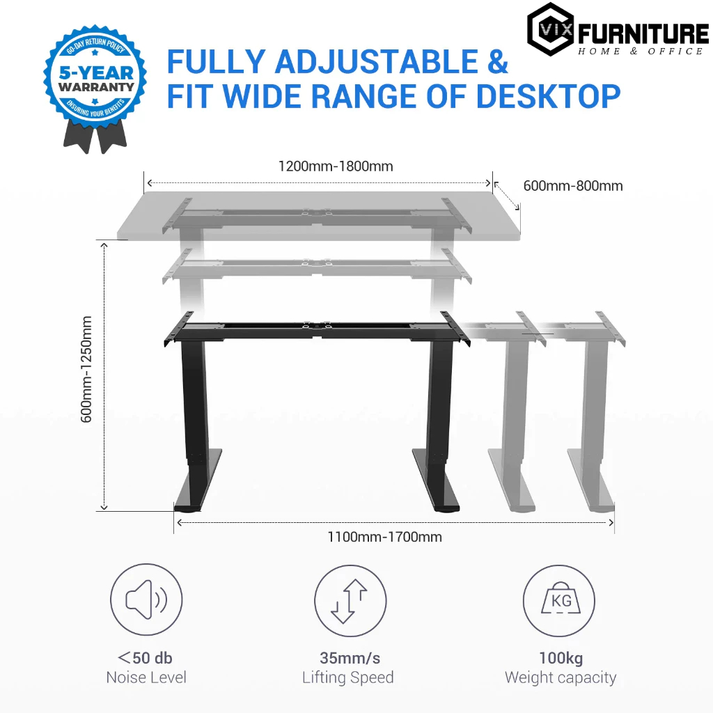 Bàn Làm Việc Điều Chỉnh Flexispot 3 Stages Premium Plus VF-ET365 | Shopee Việt Nam