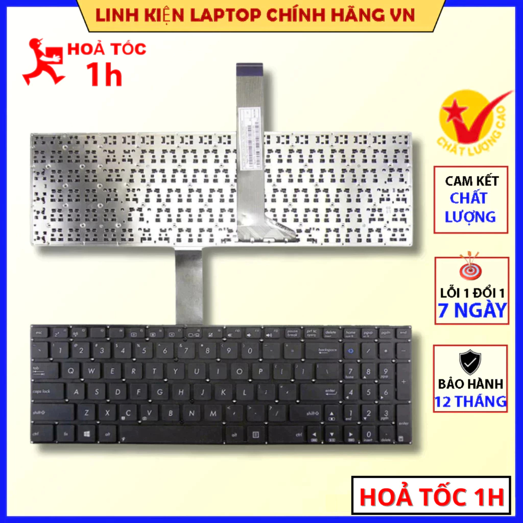 Bàn Phím Laptop Asus A550 X550 X552 K550 P550 R510 F550 F552 X501 X501A ...