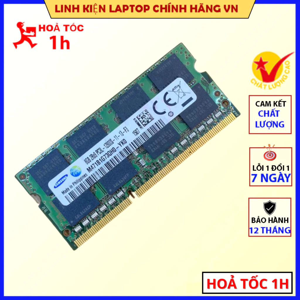 Ram Laptop PC3L 4GB 8GB 12800S Hàng Zin Tháo Máy SamSung Bảo Hành 12 ...