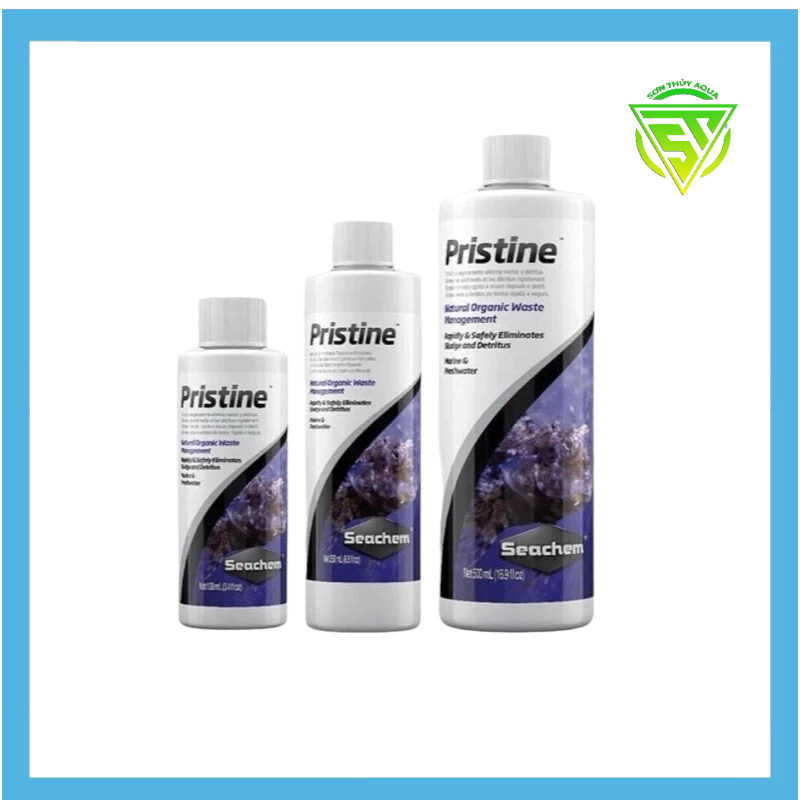 Vi sinh cho bể cá Seachem Pristine(100/250/500ml) - dành cho bể cá cảnh thủy sinh | Shopee Việt Nam