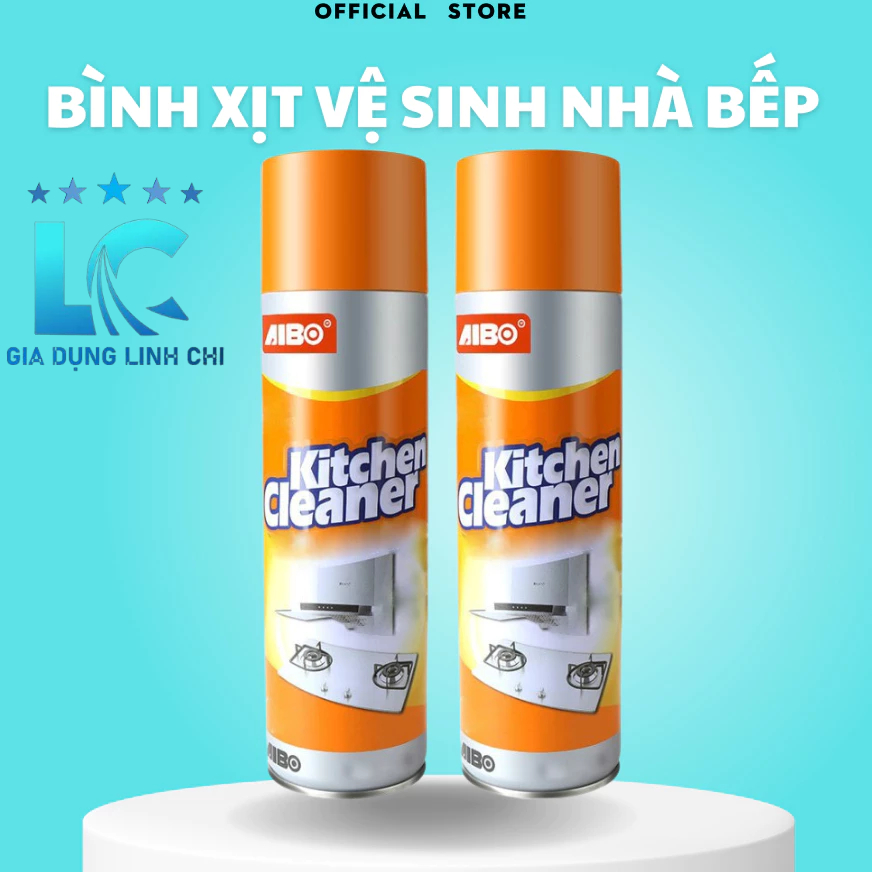 Bình xịt vệ sinh nhà bếp đa năng KITCHEN Cleaner, loại bỏ dầu mỡ và vết ...
