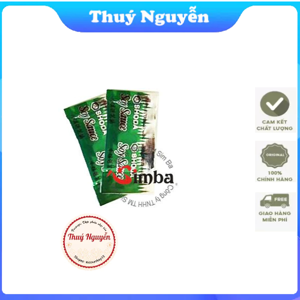 Nước tương Ex. Mini Shoda Shoyu 4.3mlx200/gói , nước tương sushi ...