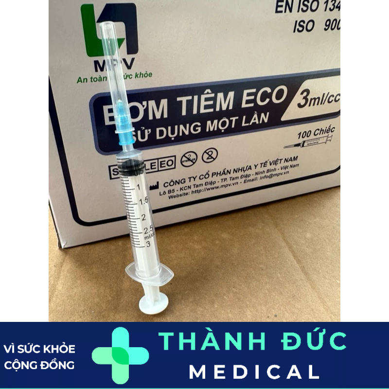 (Hộp 100) Bơm kim tiêm 3ml, 5ml MPV Kim 23Gx1" | Shopee Việt Nam