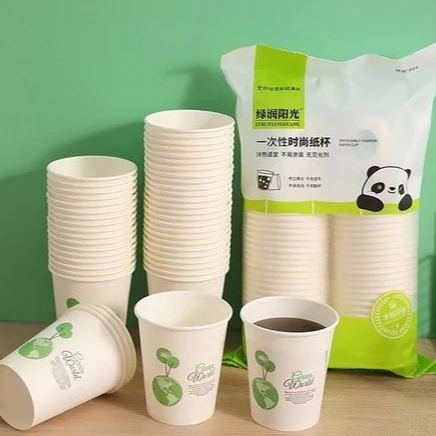 Sét 50 Cốc Giấy Gấu Trúc 235ml Dùng 1 Lần Tiện Dụng An Toàn Bảo Vệ Môi Trường | Shopee Việt Nam