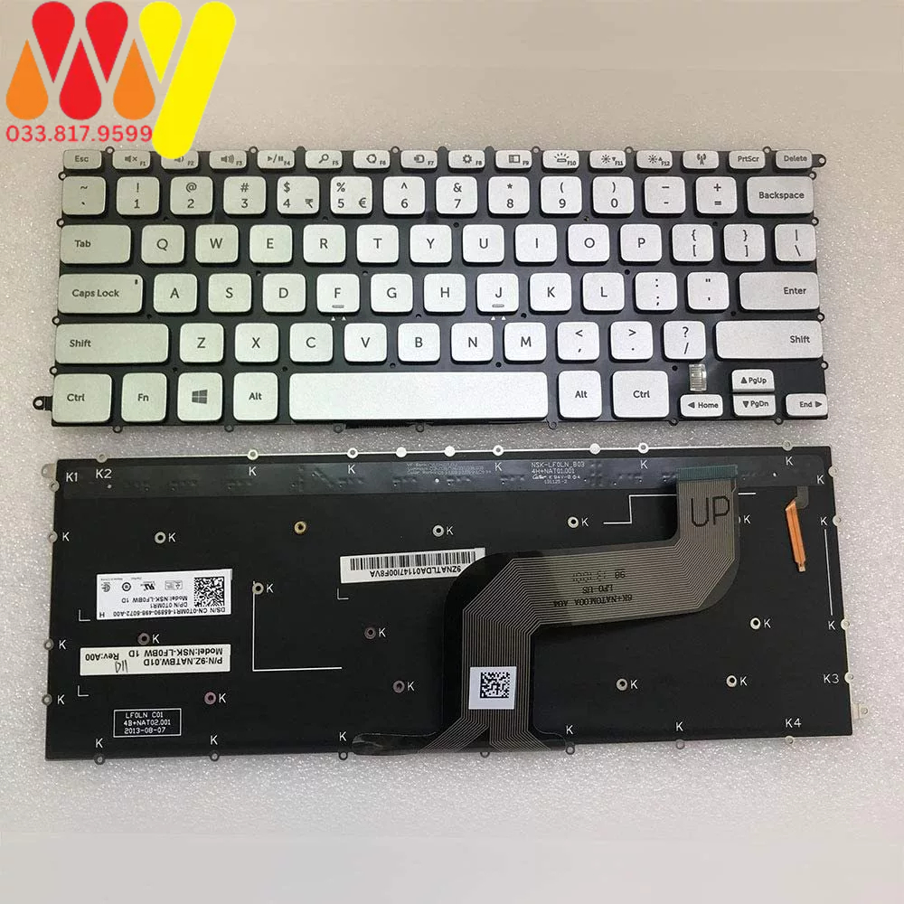 Bàn Phím DELL 7437,Inspiron 14-7437,14-7000 Hàng Chính Hãng Dell New ...