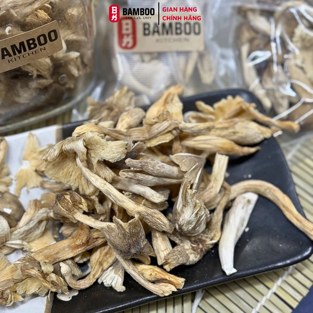 [BAMOO FREEZE DRY] Nấm mối THIÊN NHIÊN sấy thăng hoa - nấm búp loại đặc ...